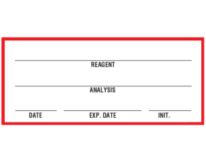 Reagent Labels Archives - Shamrock Labels