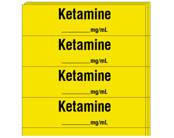 SA-201-PK Anesthesia Labels for Syringe Identification