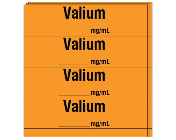 SA-214-PK Anesthesia Labels for Syringe Identification