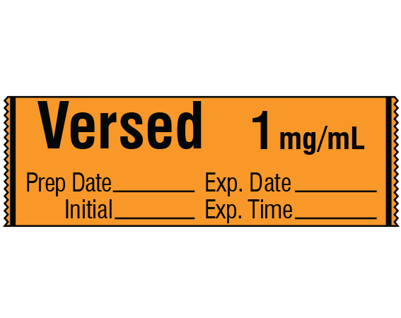 SA-215-EXP Anesthesia Labeling Tape for Syringe Identification