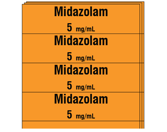 SA-219-PK Anesthesia Labels for Syringe Identification