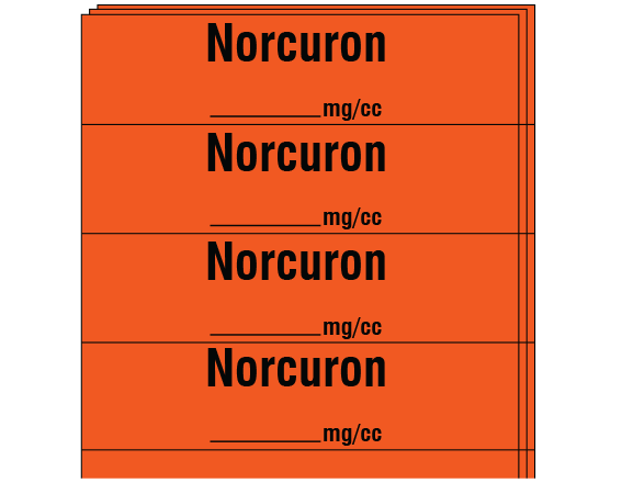 SA-2211-PK Anesthesia Labels for Syringe Identification