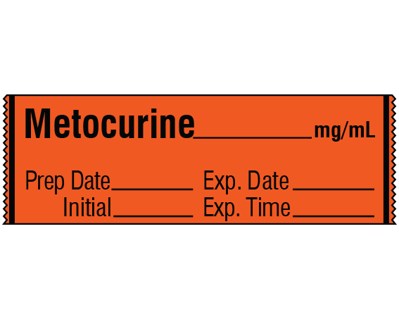 SA-223-EXP Anesthesia Labeling Tape for Syringe Identification