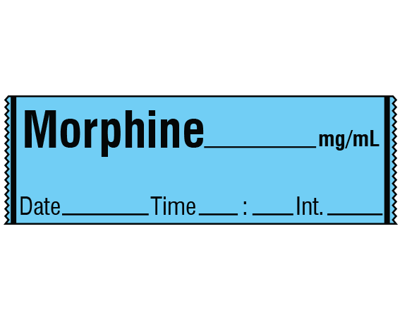 SA-243-DTI Anesthesia Labeling Tape for Syringe Identification