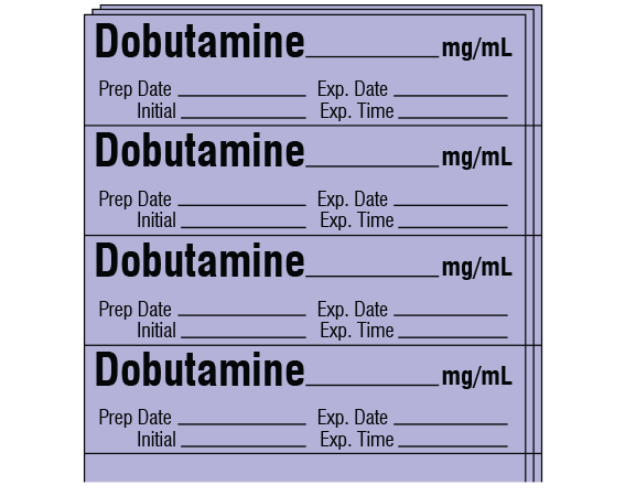 SA-280-EXP-PK Anesthesia Labels for Syringe Identification