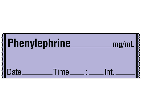 SA-283-DTI Anesthesia Labeling Tape for Syringe Identification