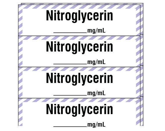 SA-290-PK Anesthesia Labels for Syringe Identification