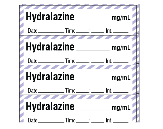 SA-2911-DTI-PK Anesthesia Labels for Syringe Identification