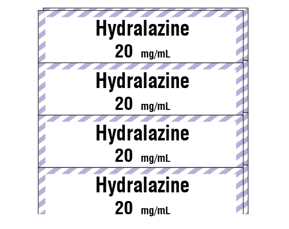 SA-2913-PK Anesthesia Labels for Syringe Identification