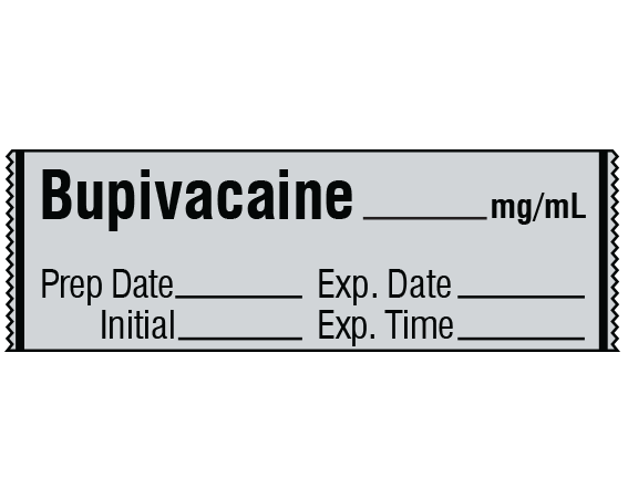 SA-302-EXP Anesthesia Labeling Tape for Syringe Identification
