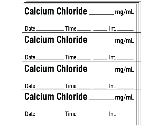 SA-3227-DTI-PK Anesthesia Labels for Syringe Identification