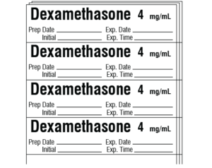 SA-3243-EXP-PK Anesthesia Labels for Syringe Identification