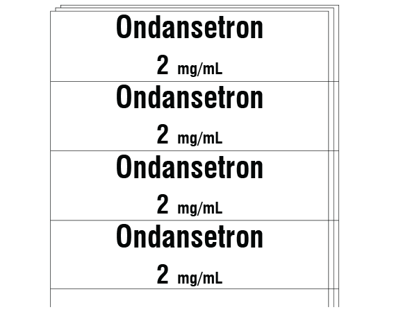 SA-3252-PK Anesthesia Labels for Syringe Identification