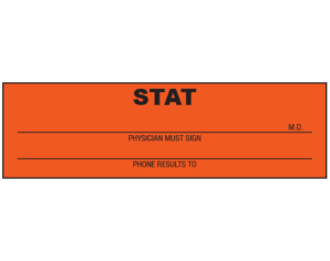 STAT Medical Healthcare Labels - Shamrock Labels