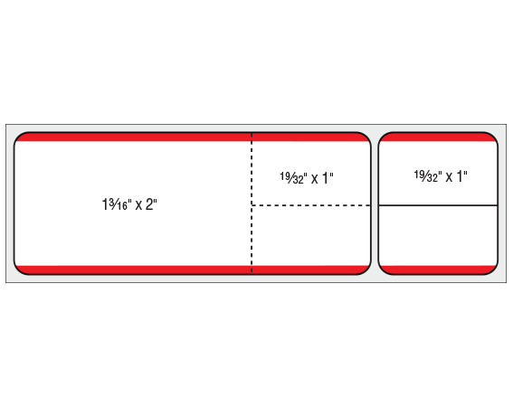 THERM-1308RT-B4 Thermal Labels for Misys Software