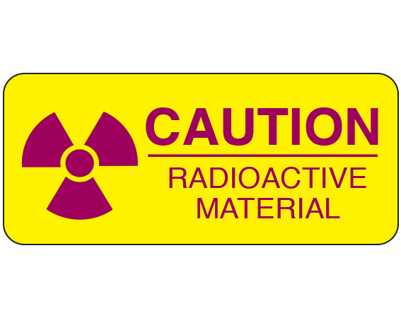 Signs & Symbols Scrapbooking Stickers Pack Of 6x Radioactive Radiation ...