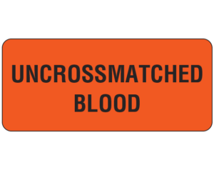 UPCR-6088 Blood Collection Compatibility Labels