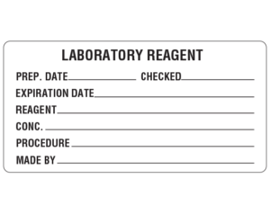 Reagent Labels Archives - Shamrock Labels