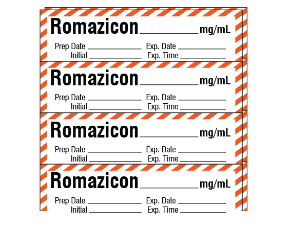 SA-238-EXP-PK Anesthesia Labels for Syringe Identification
