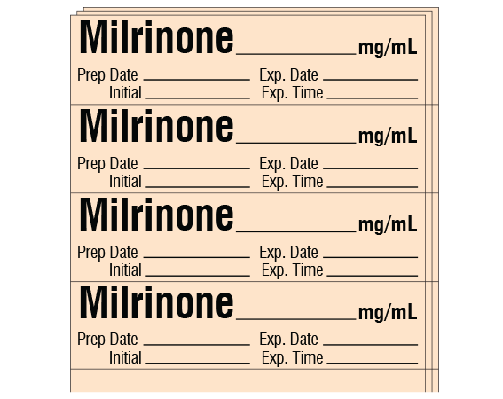 SA-265-EXP-PK Anesthesia Labels for Syringe Identification
