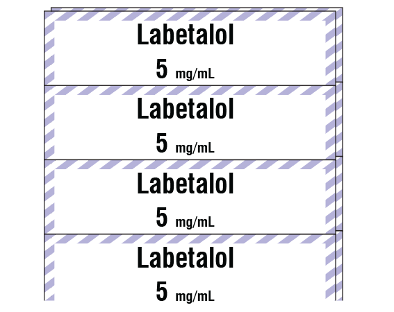 SA-2914-PK Anesthesia Labels for Syringe Identification