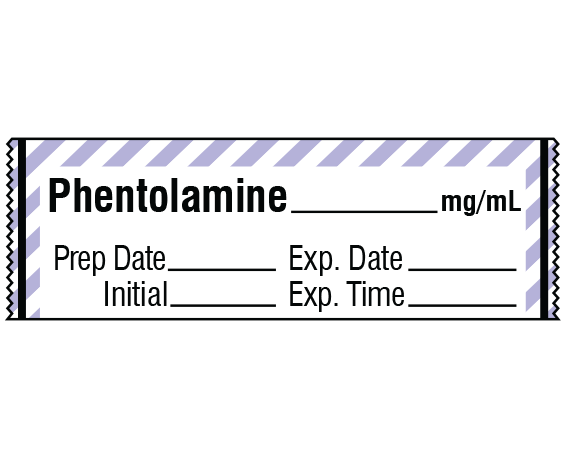 SA-292-EXP Anesthesia Labeling Tape for Syringe Identification