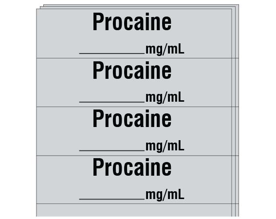 SA-301-PK Anesthesia Labels for Syringe Identification