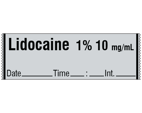 SA-3010-DTI Anesthesia Labeling Tape for Syringe Identification