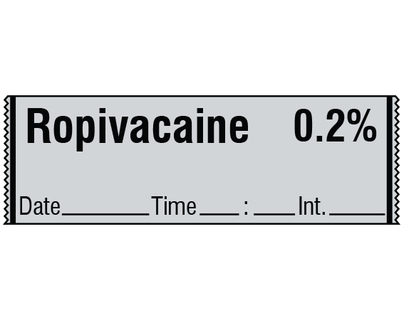 SA-3013-DTI Anesthesia Labeling Tape for Syringe Identification