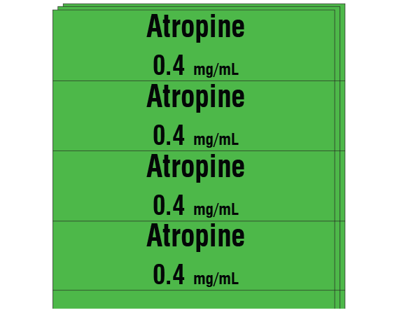 SA-314-PK Anesthesia Labels for Syringe Identification