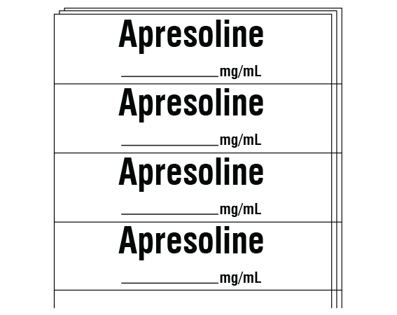 SA-3214-PK Anesthesia Labels for Syringe Identification