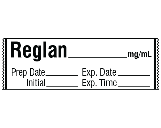 SA-3218-EXP Anesthesia Labeling Tape for Syringe Identification