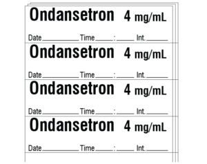 SA-3253-DTI-PK Anesthesia Labels for Syringe Identification