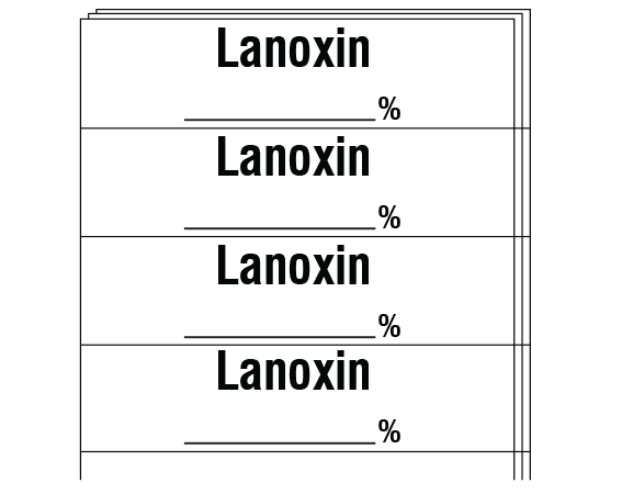 SA-33-PK Anesthesia Labels for Syringe Identification