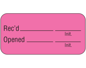 UPCR-3019 Labels for Quality Control