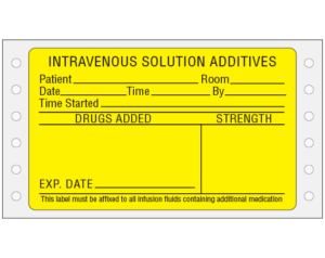 Medication Added Labels Archives - Shamrock Labels