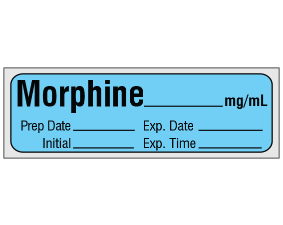 Expiration Date, Time & Initial Roll Form Pre-Cut Labels - Shamrock Labels