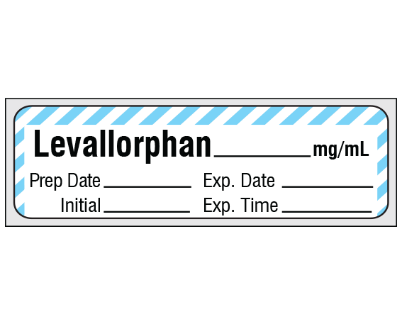 SA-250-EXP-PRE Anesthesia Labels for Syringe Identification