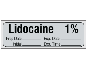 SA-3003-EXP-PRE Anesthesia Labels for Syringe Identification