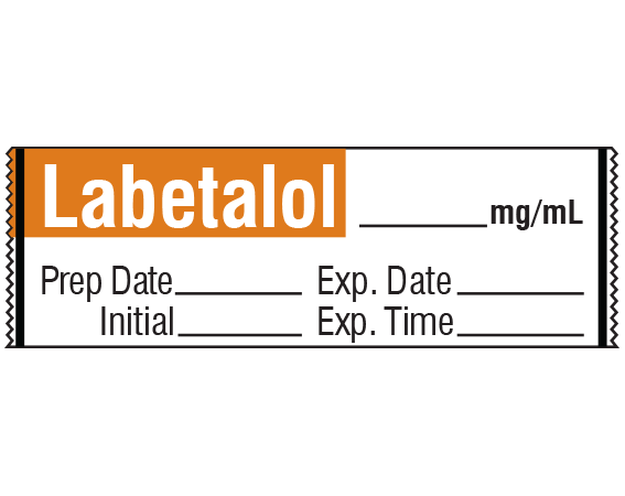 SA-334-EXP Anesthesia Labeling Tape for Syringe Identification