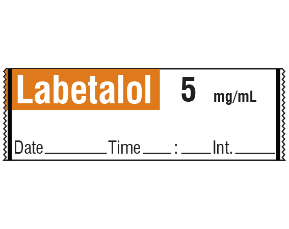 SA-335-DTI Anesthesia Labeling Tape for Syringe Identification