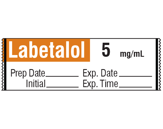 SA-335-EXP Anesthesia Labels for Syringe Identification