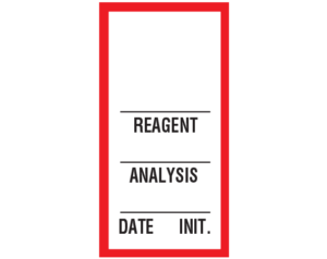 Reagent Labels Archives - Shamrock Labels