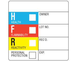 UPCR-30 Chemical Hazard Information Labels