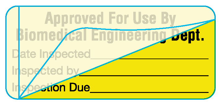 ME-19-WO-2 Biomedical Engineering Equipment Labels