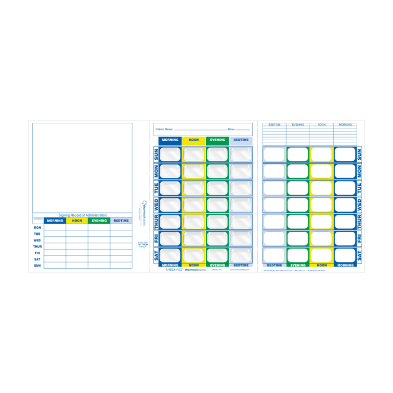 MA-4028 Multiple Dose Medication Blister Card