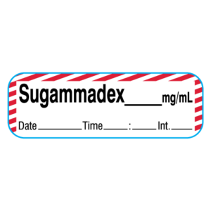 SA-2316-DTI-PRE ANESTHESIA LABELS