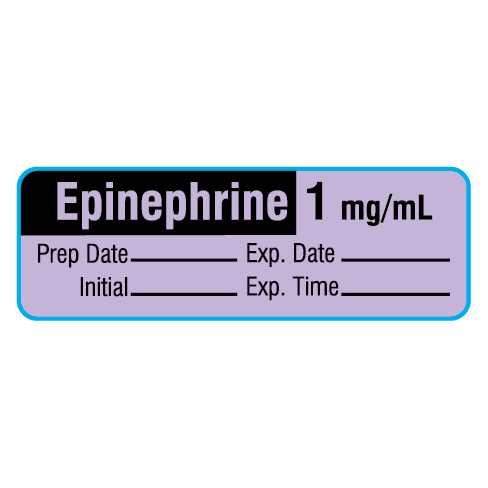 SA-2807-EXP-PRE Anesthesia Labels for Syringe Identification