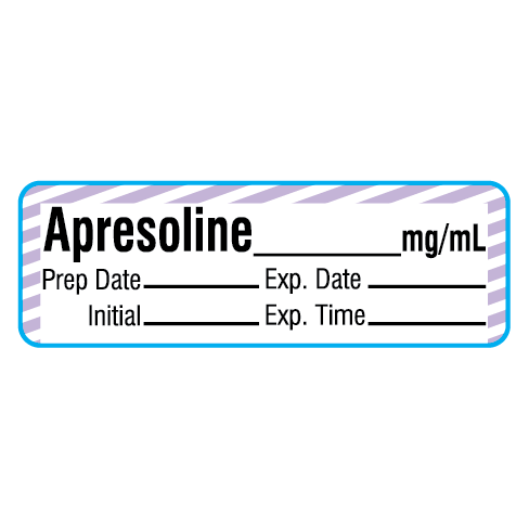 SA-2918-EXP-PRE Anesthesia Labels for Syringe Identification