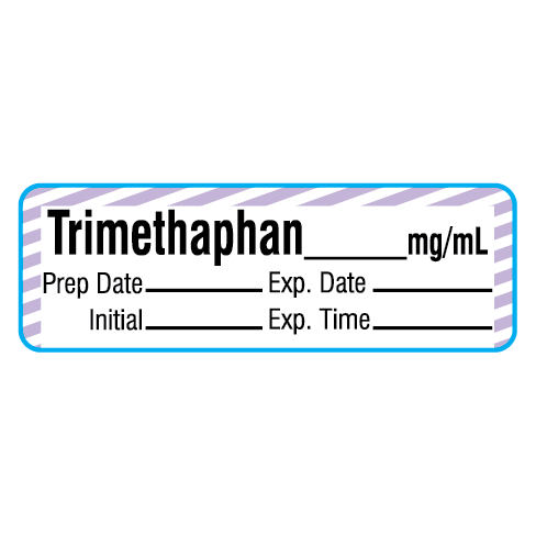 SA-293-EXP-PRE Anesthesia Labels for Syringe Identification